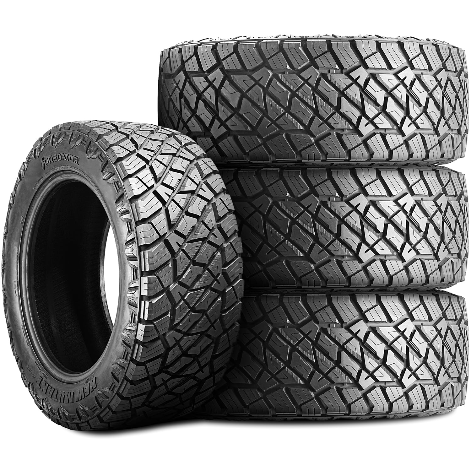 Predator New Mutant X-AT Aggressive All Terrain Tires, Set of 4, Size ...