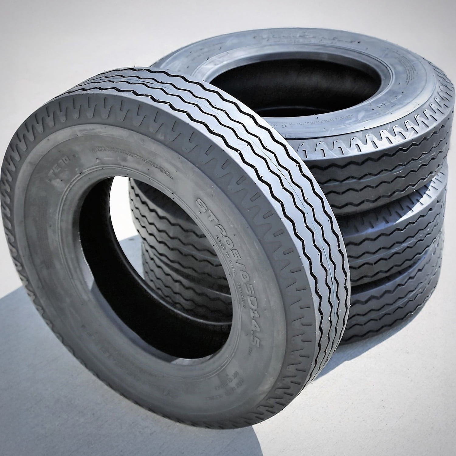 Set of 4 Transeagle TE30 ST Trailer Tires, 205/85D14.5 Load G, 14 Ply ...