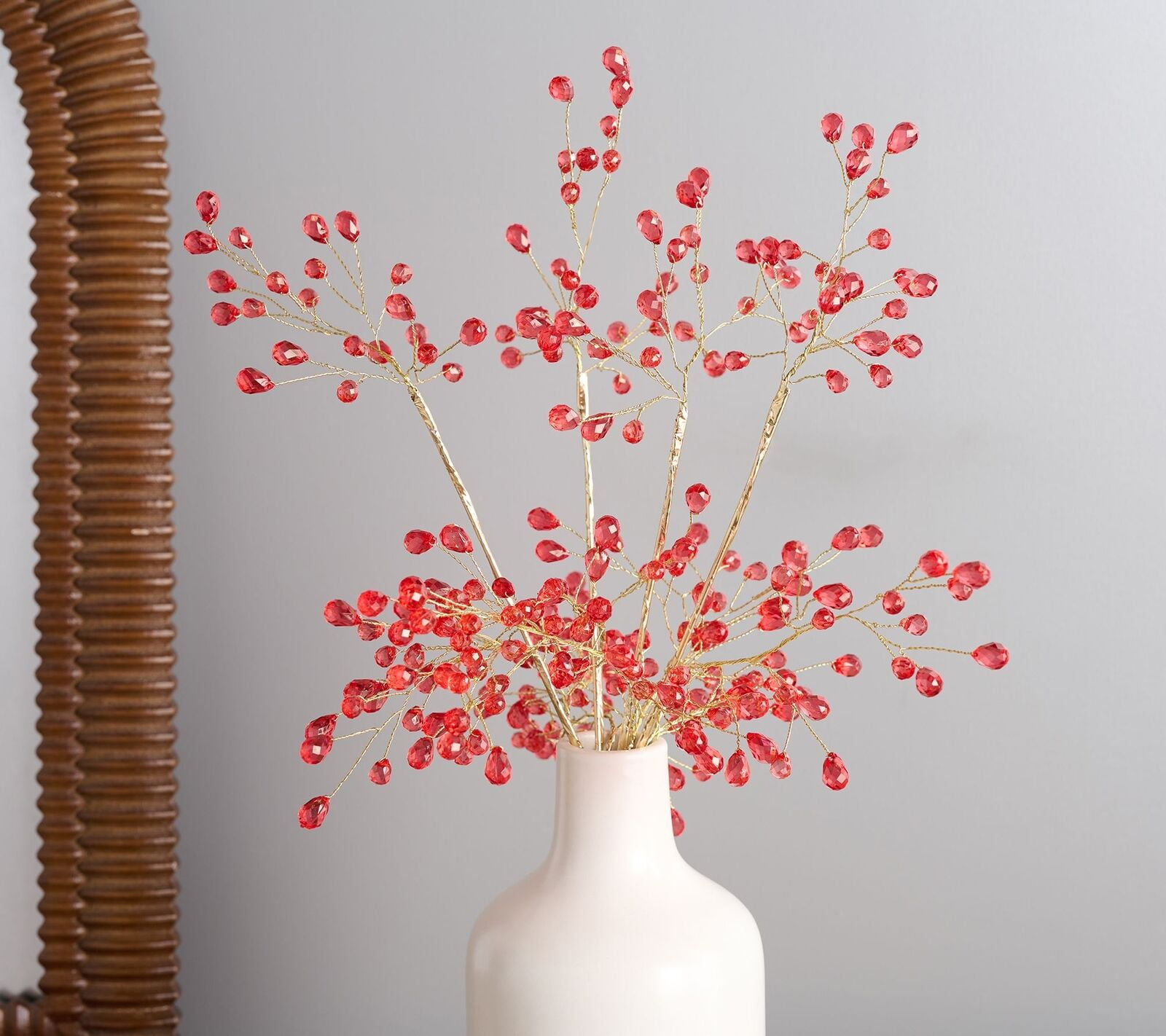 Set of 4 Faceted Drop Picks by Valerie in Red - Walmart.com