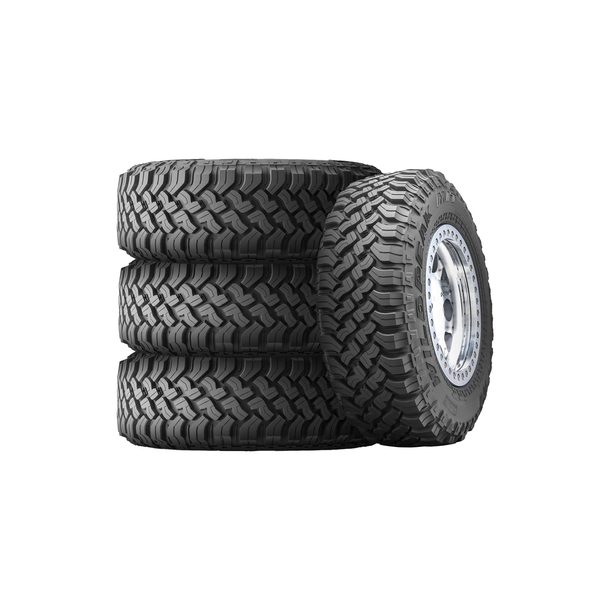 Set of 4 Falken Wildpeak MT01 LT35X12.50R20 121Q E Tires - Walmart.com