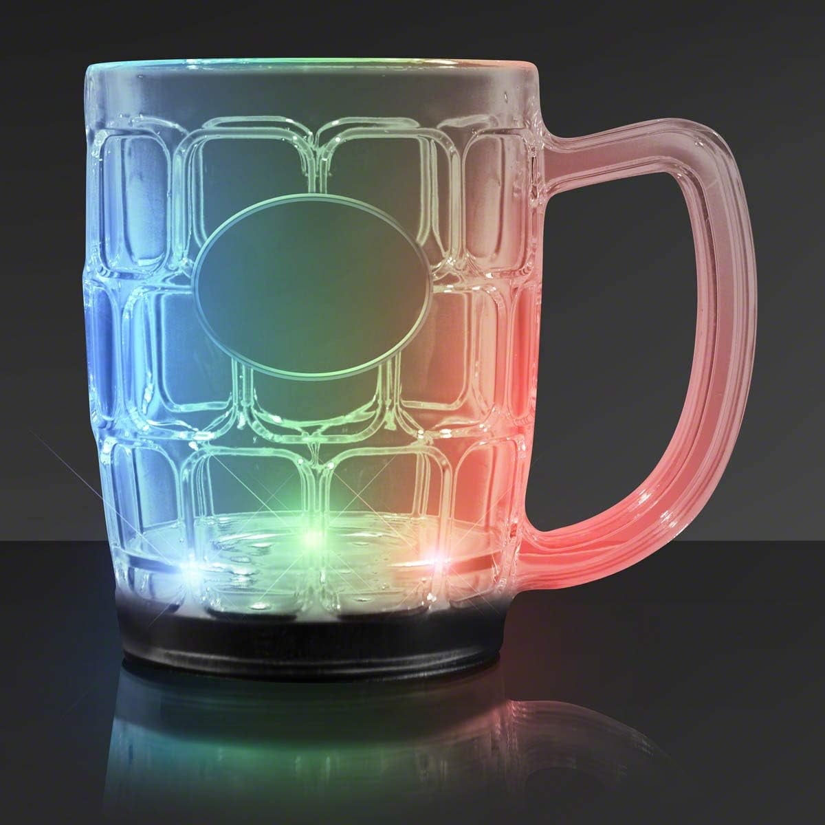 Set of 4 Flashing LED 16 oz Light Up Mugs - Walmart.com