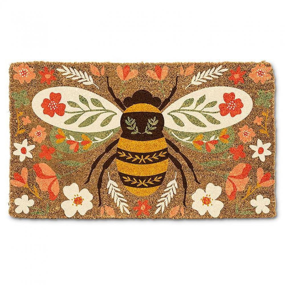 Set of 4 Floral Bee Doormat - Walmart.com