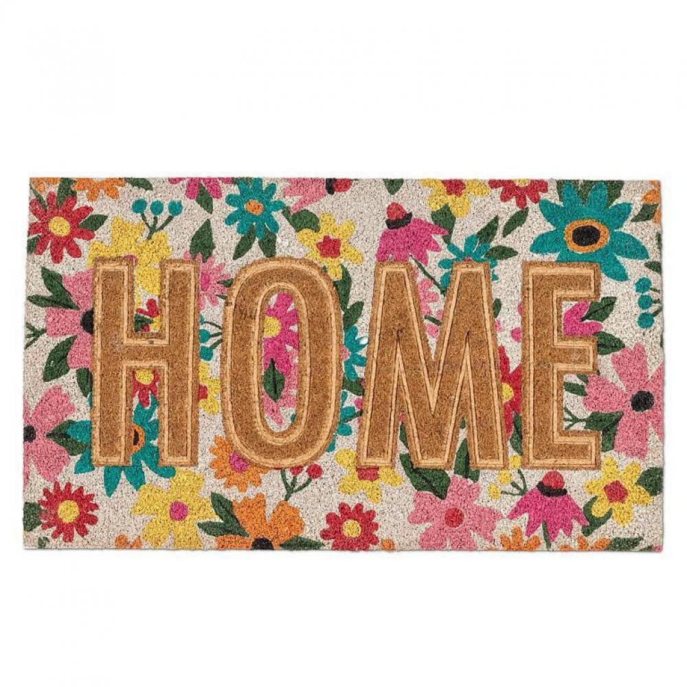 Set of 4 Floral Pressed Home Doormat - Walmart.com