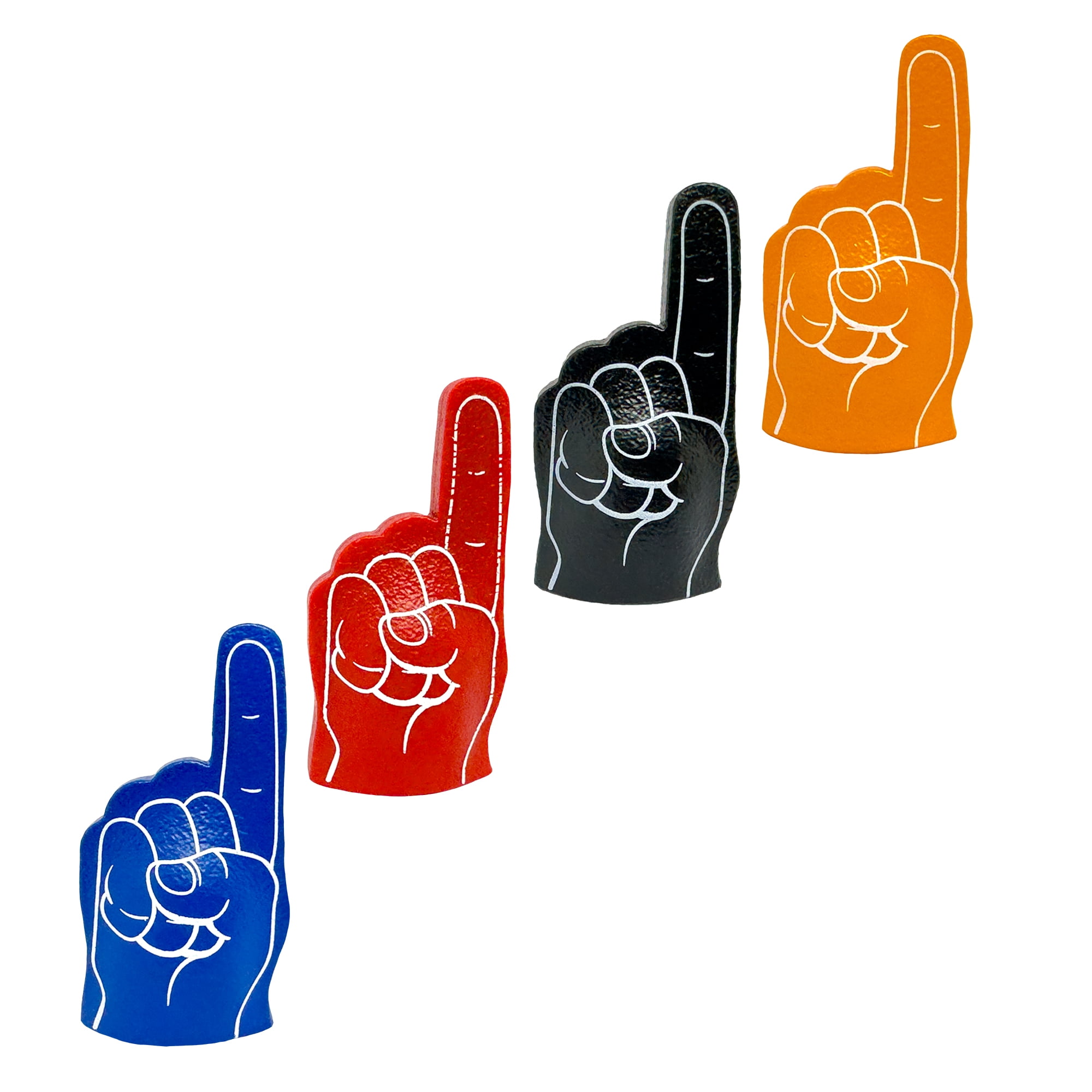 Set of 4 Foam Fingers for WWE & AEW Wrestling Action Figures - Walmart.com