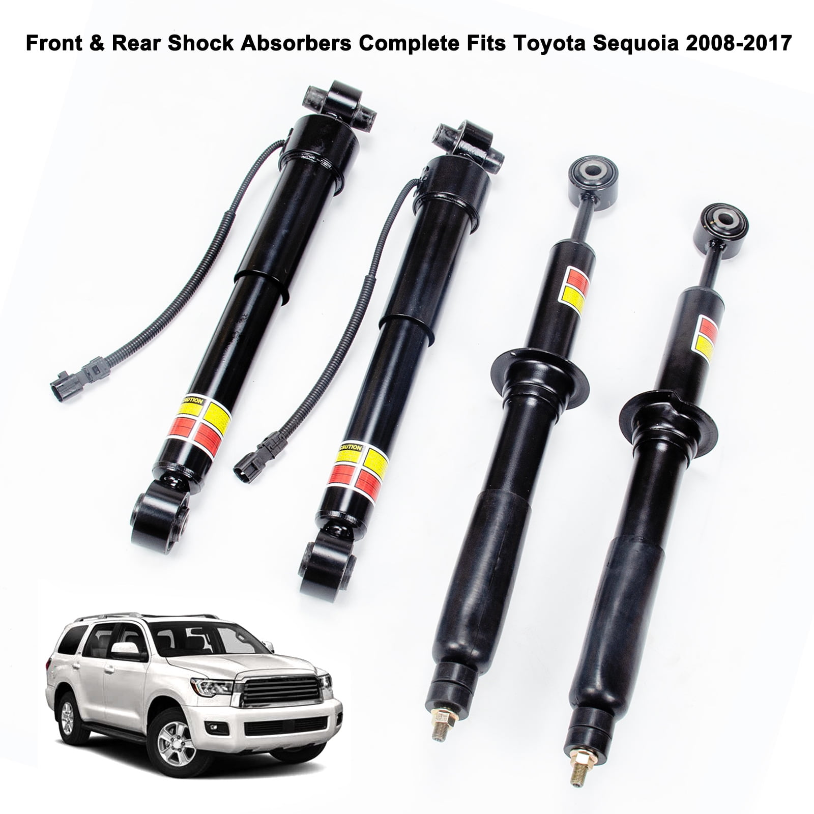 Set of 4 For Toyota Sequoia 2008-2019 Front & Rear Struts Shock ...