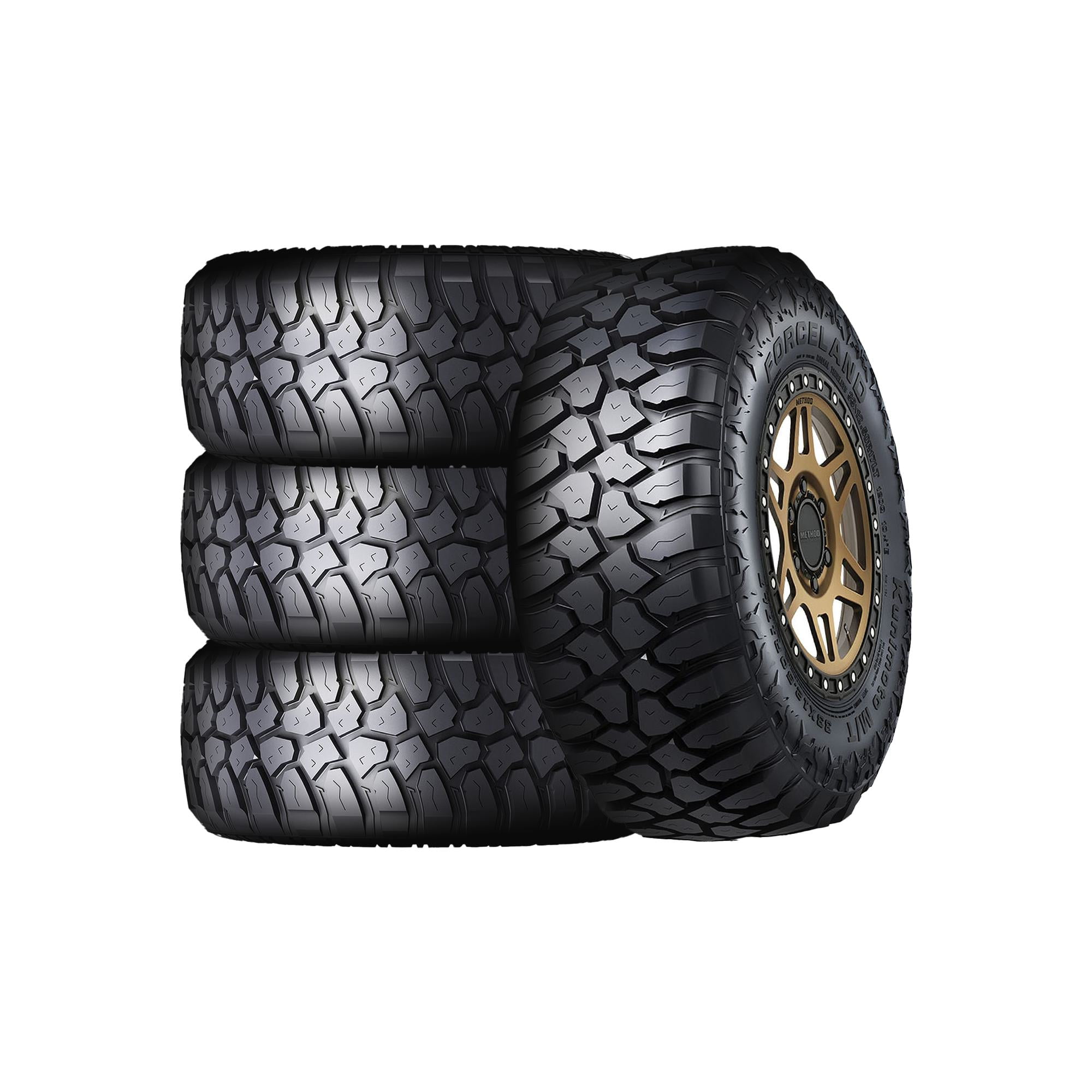 Forceland Rebel Hawk M/T LT35X12.50R18 123Q E Mud Terrain Tires for ...