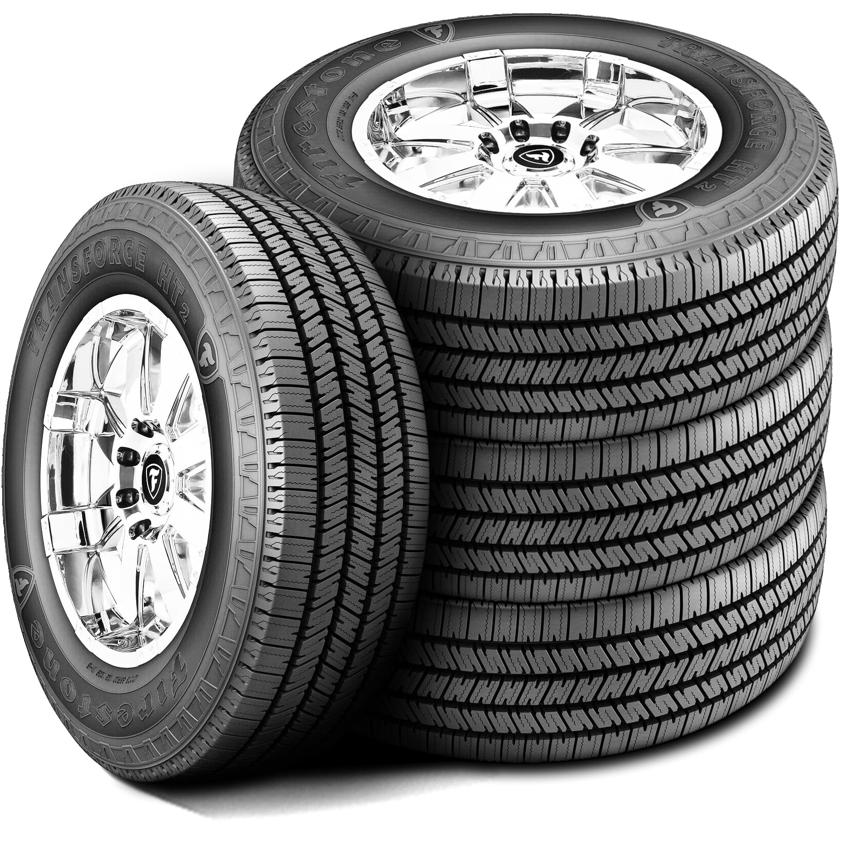 Firestone Transforce H/T2 LT 245/75R16 Tires, Set of 4, Fits: Ford F ...