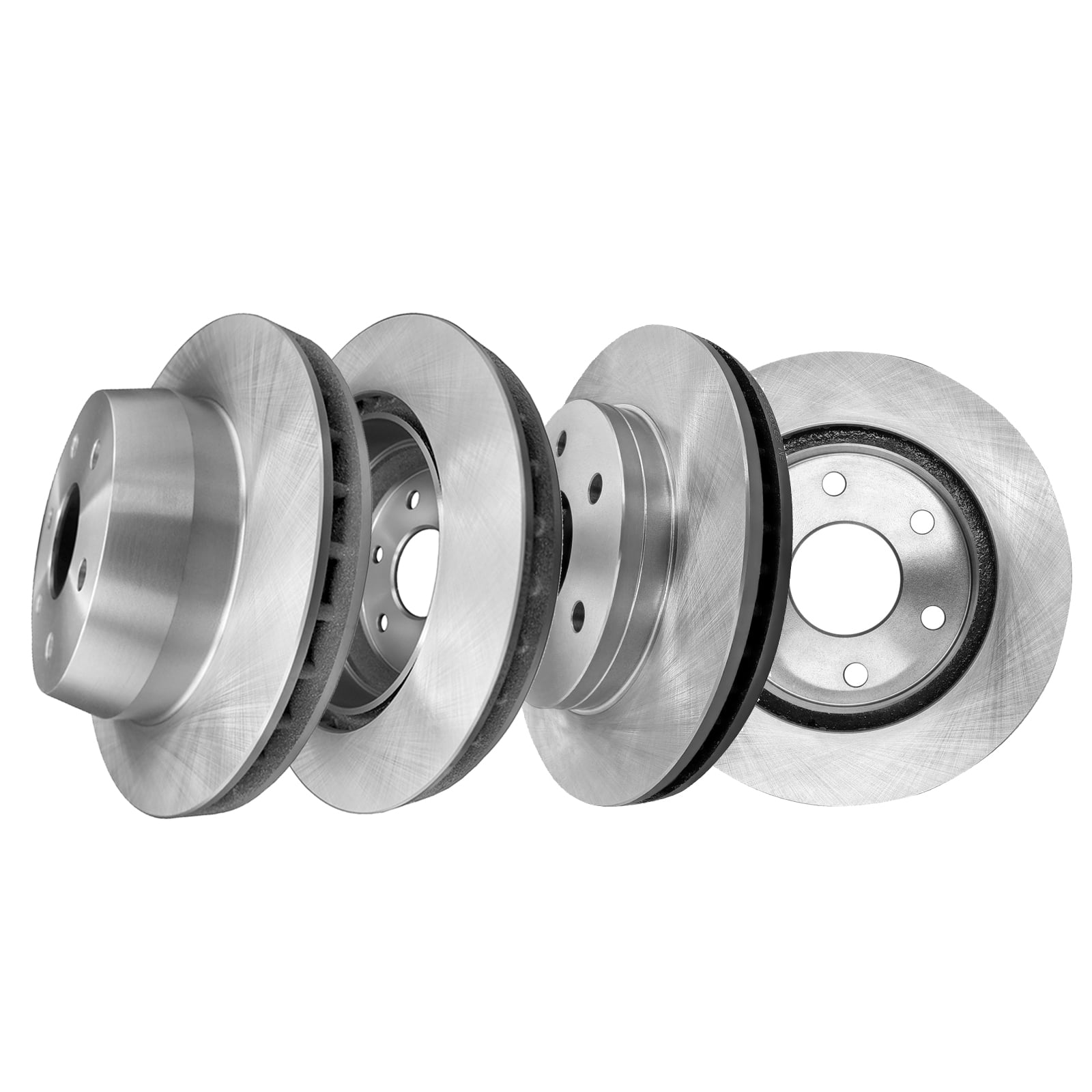 Set of 4 Front 305mm-Rear 330.2mm Brake Disc Rotors For 2003-2006 ...