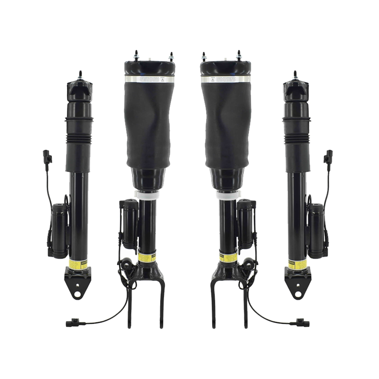 Set of 4 Front Air Airmatic Suspension Spring Strut-Rear Air Airmatic ...