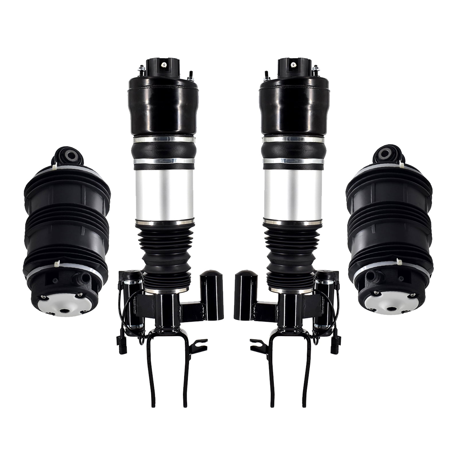 Set of 4 Front Air Airmatic Suspension Spring Strut-Rear Air Suspension ...