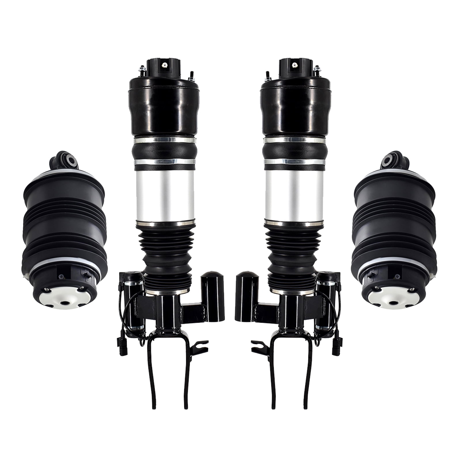 Set of 4 Front Air Airmatic Suspension Spring Strut-Rear Air Suspension ...