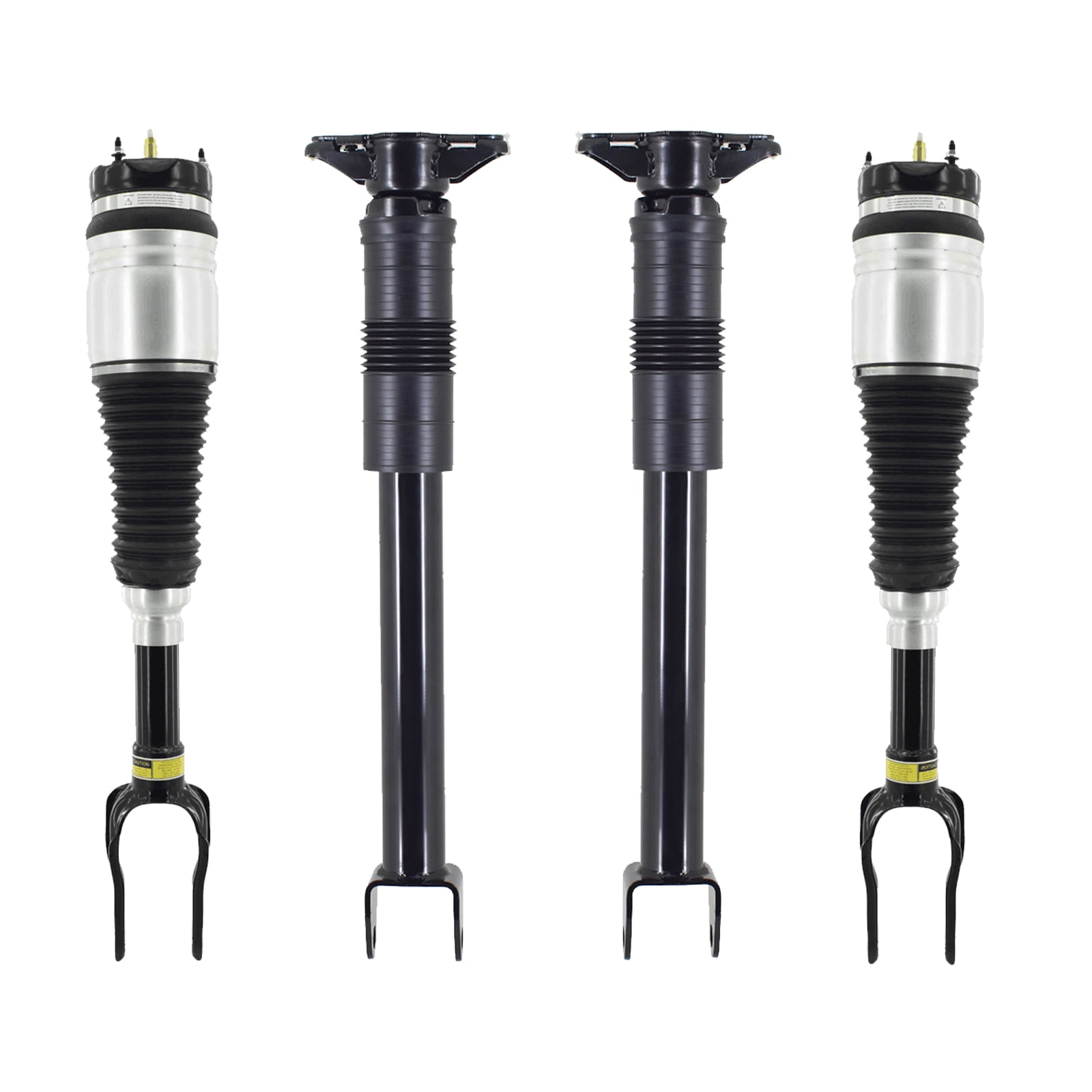 Set of 4 Front Air Suspension Spring Strut-Rear Air Shock Absorber For ...