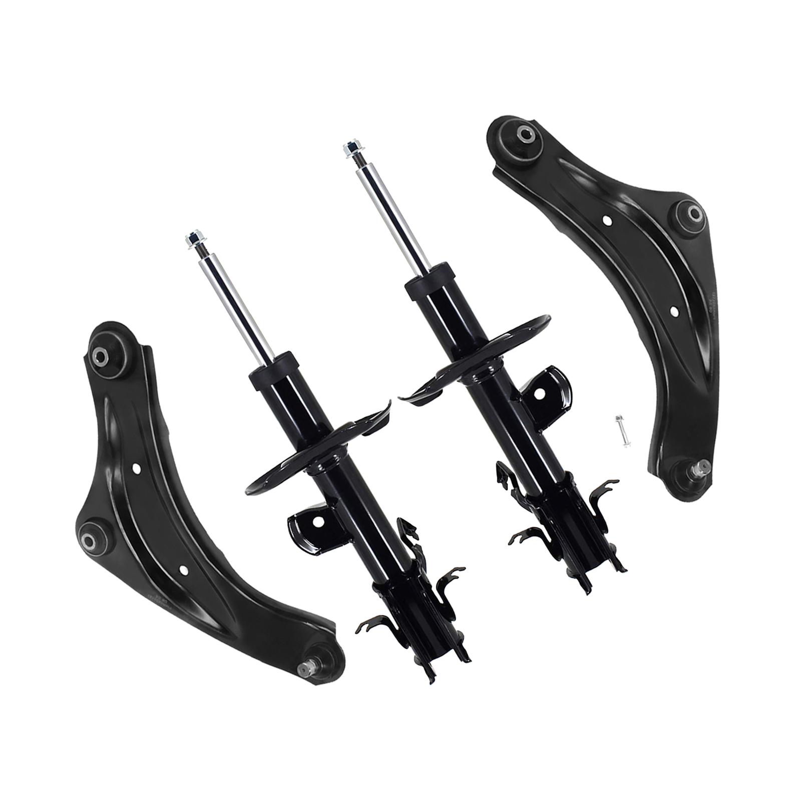 Set of 4 Front Lower Control Arm Ball Joint-Suspension Strut Assembly ...