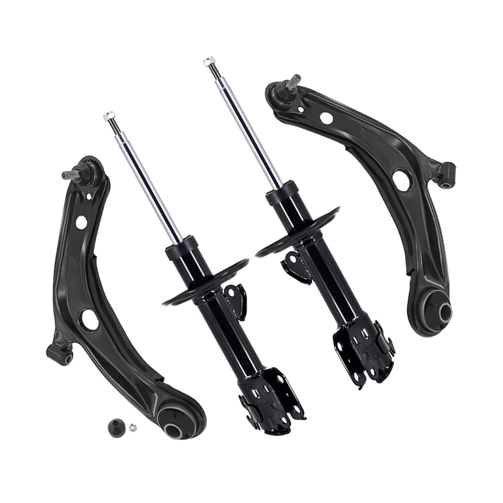 Set of 4 Front Lower Control Arm Ball Joint-Suspension Strut Assembly ...