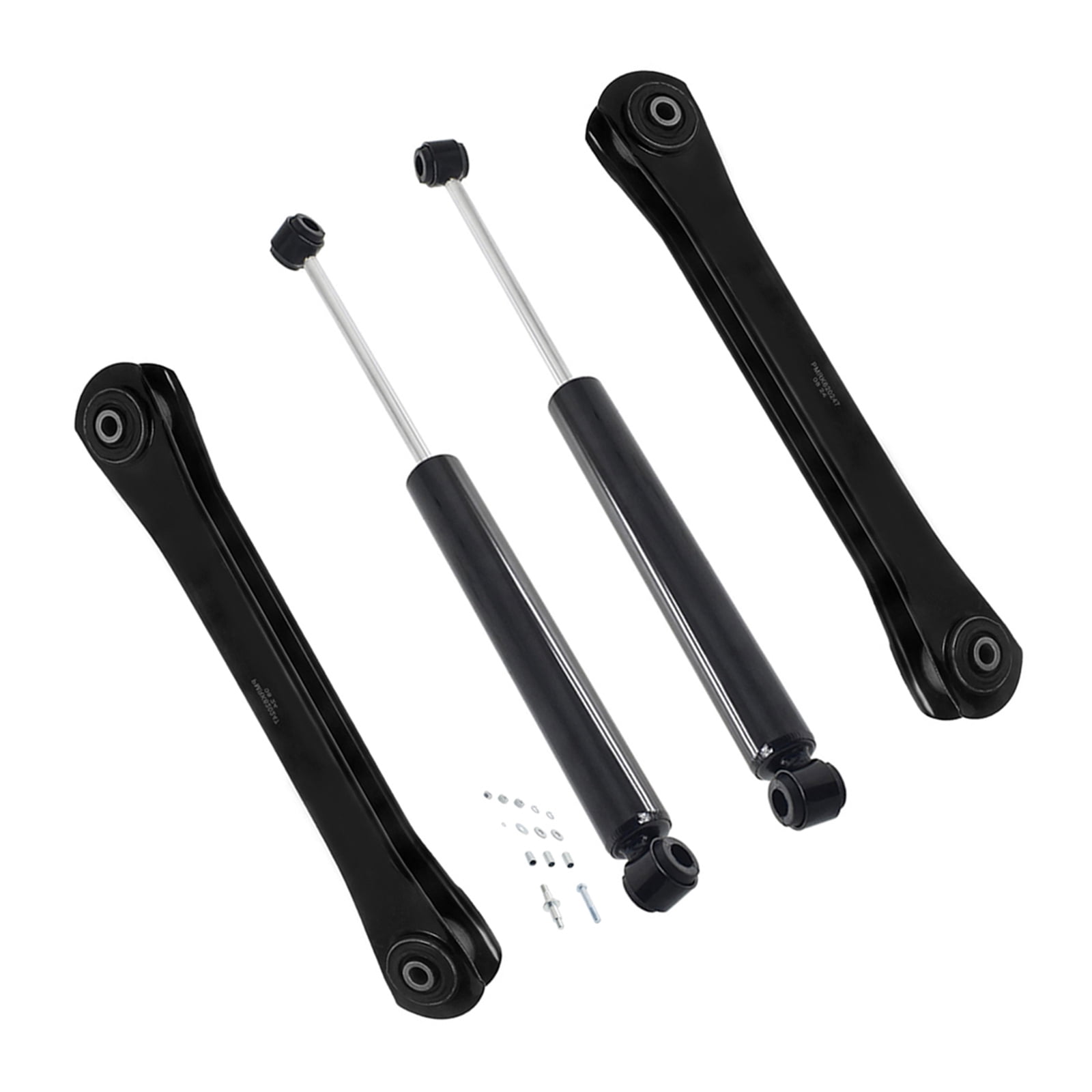 Set of 4 Front Lower Control Arm-Steering Damper For 2000 2001 Dodge ...