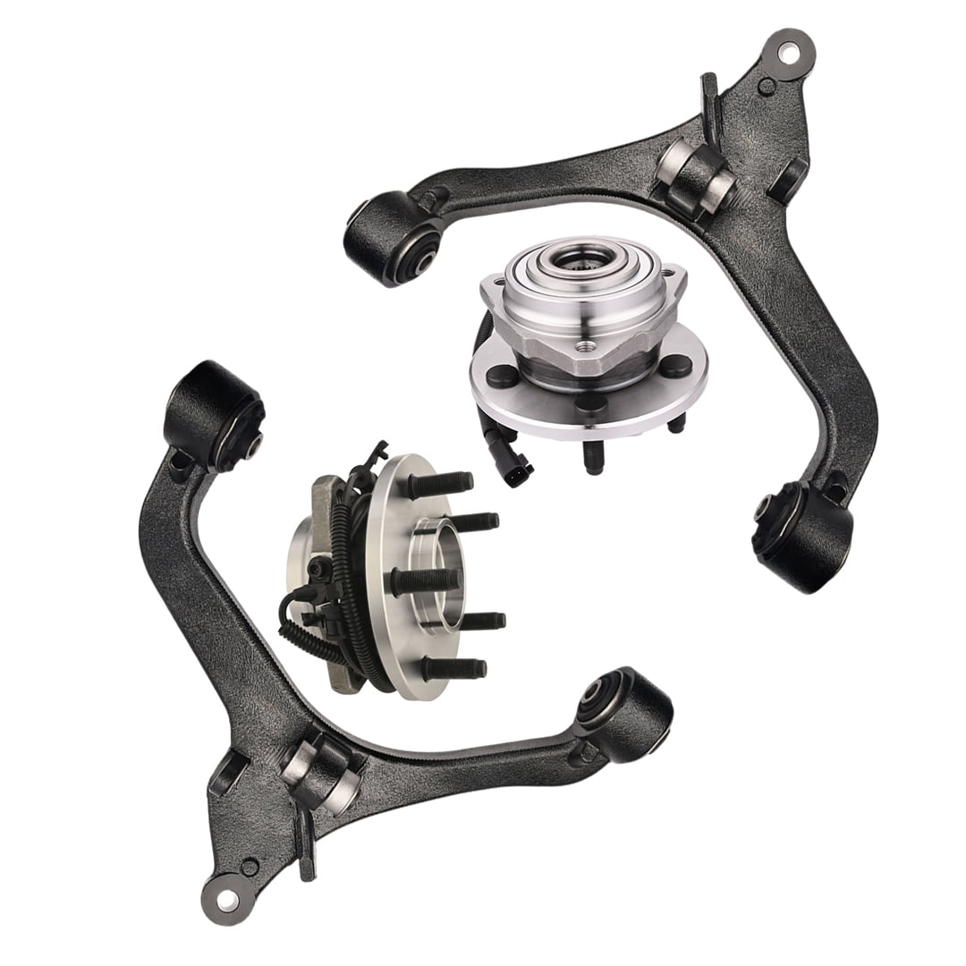Set of 4 Front Lower Control Arm-Wheel Hub Bearing Assembly For 2002 ...