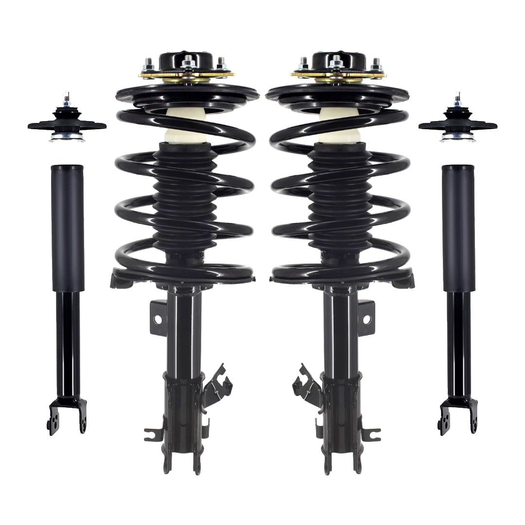 Set of 4 Front Quick Complete Strut-Coil Spring Assembly-Rear Complete ...