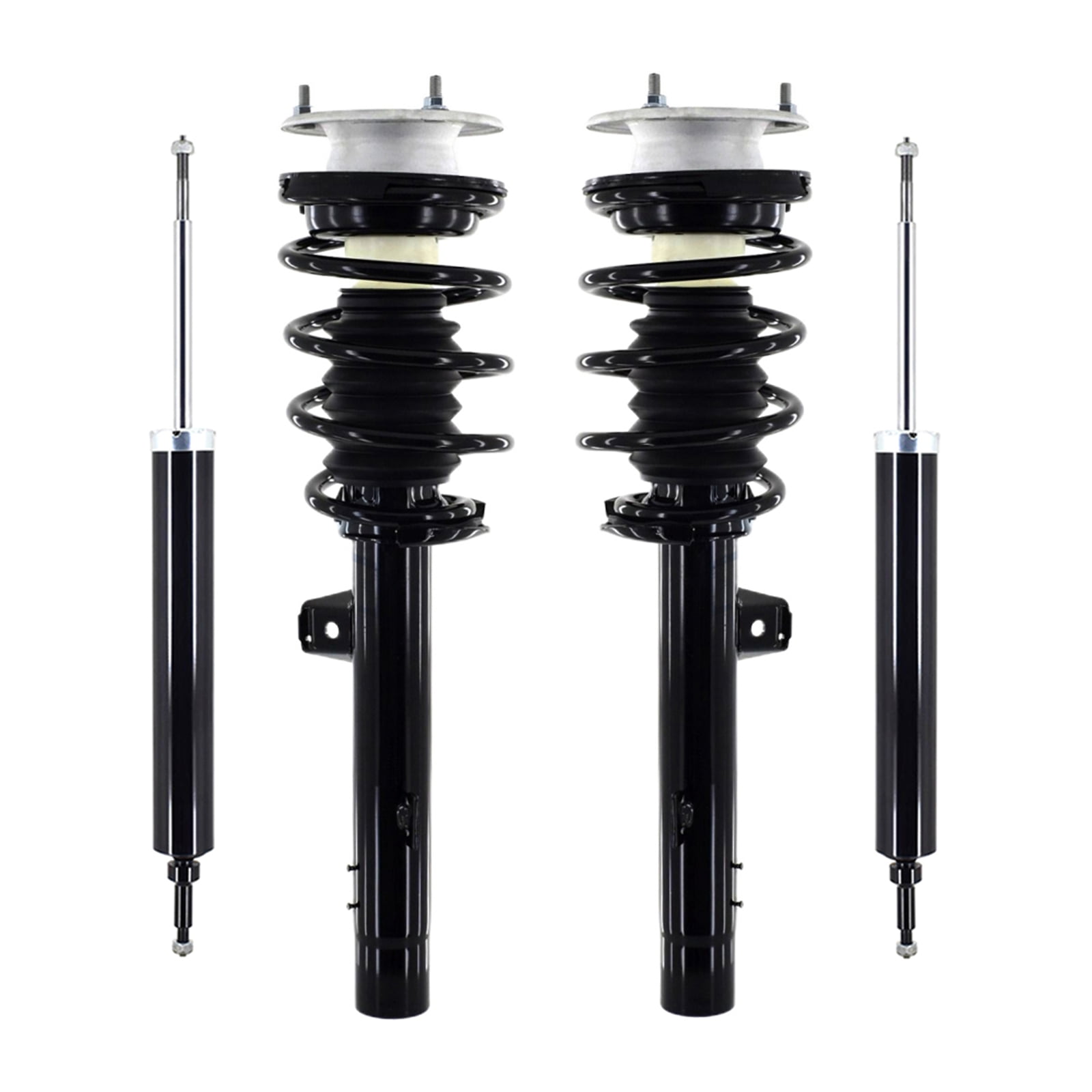 Set of 4 Front Quick Complete Strut-Coil Spring Assembly-Rear Shock ...