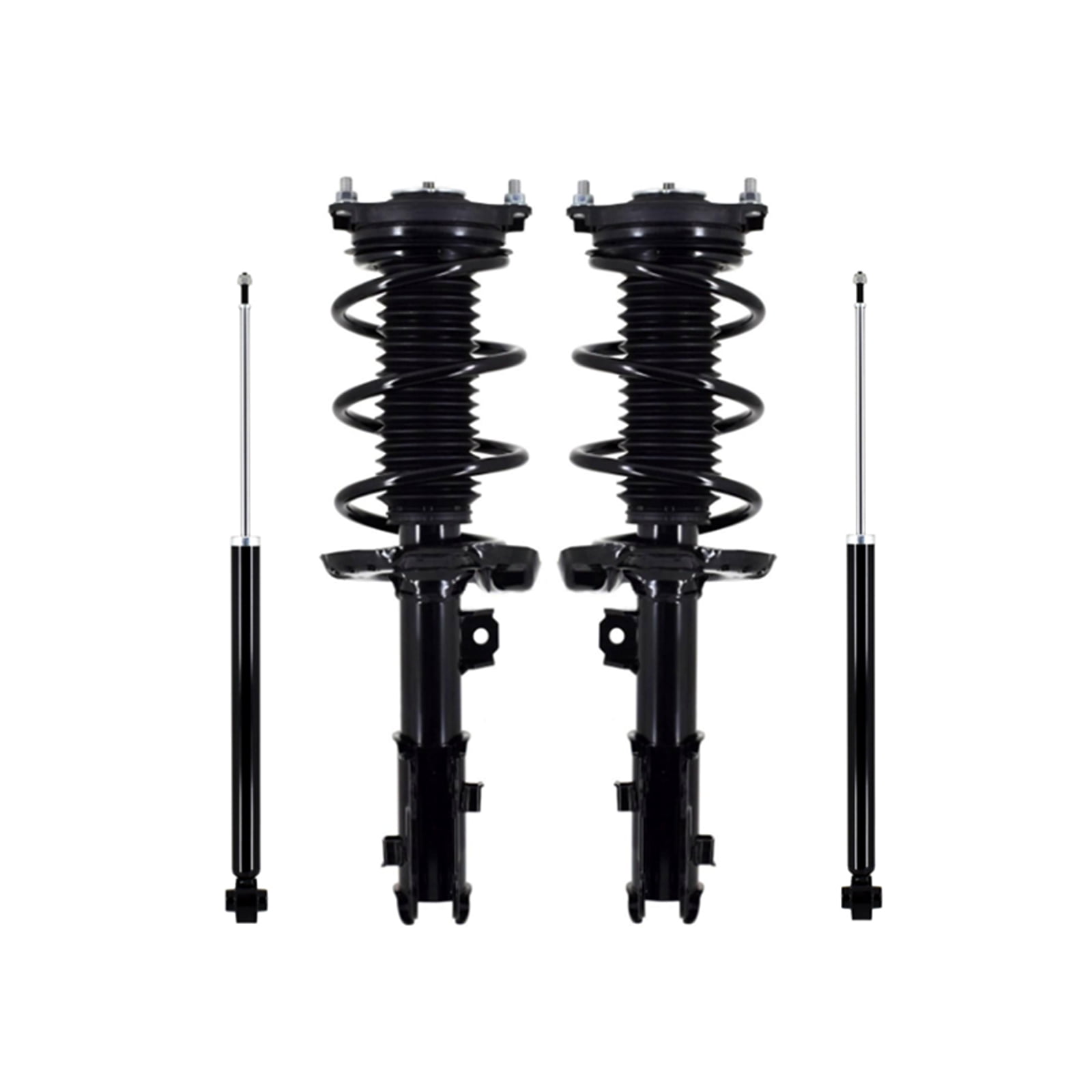 Set of 4 Front Quick Complete Strut-Coil Spring Assembly-Rear Shock ...