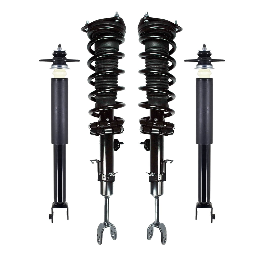 Set of 4 Front Quick Complete Strut-Coil Spring-Rear Complete Shock For ...