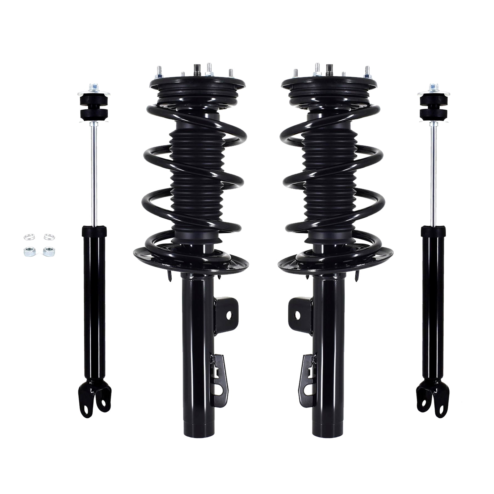 Set of 4 Front Quick Complete Strut-Coil Spring-Rear Shock For 2010 ...