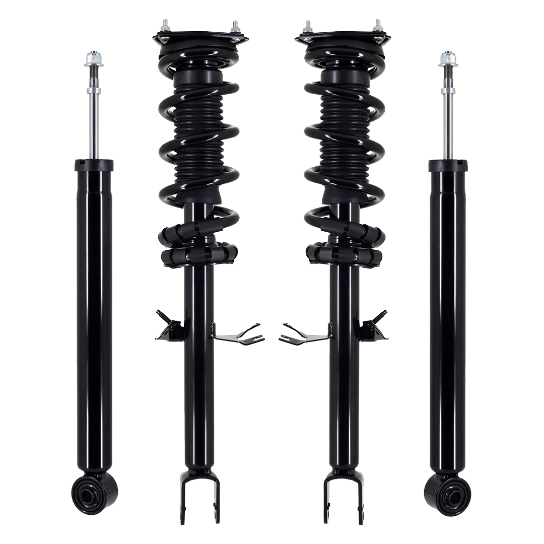 Set of 4 Front Quick Complete Strut-Coil Spring-Rear Shock For 2014 ...
