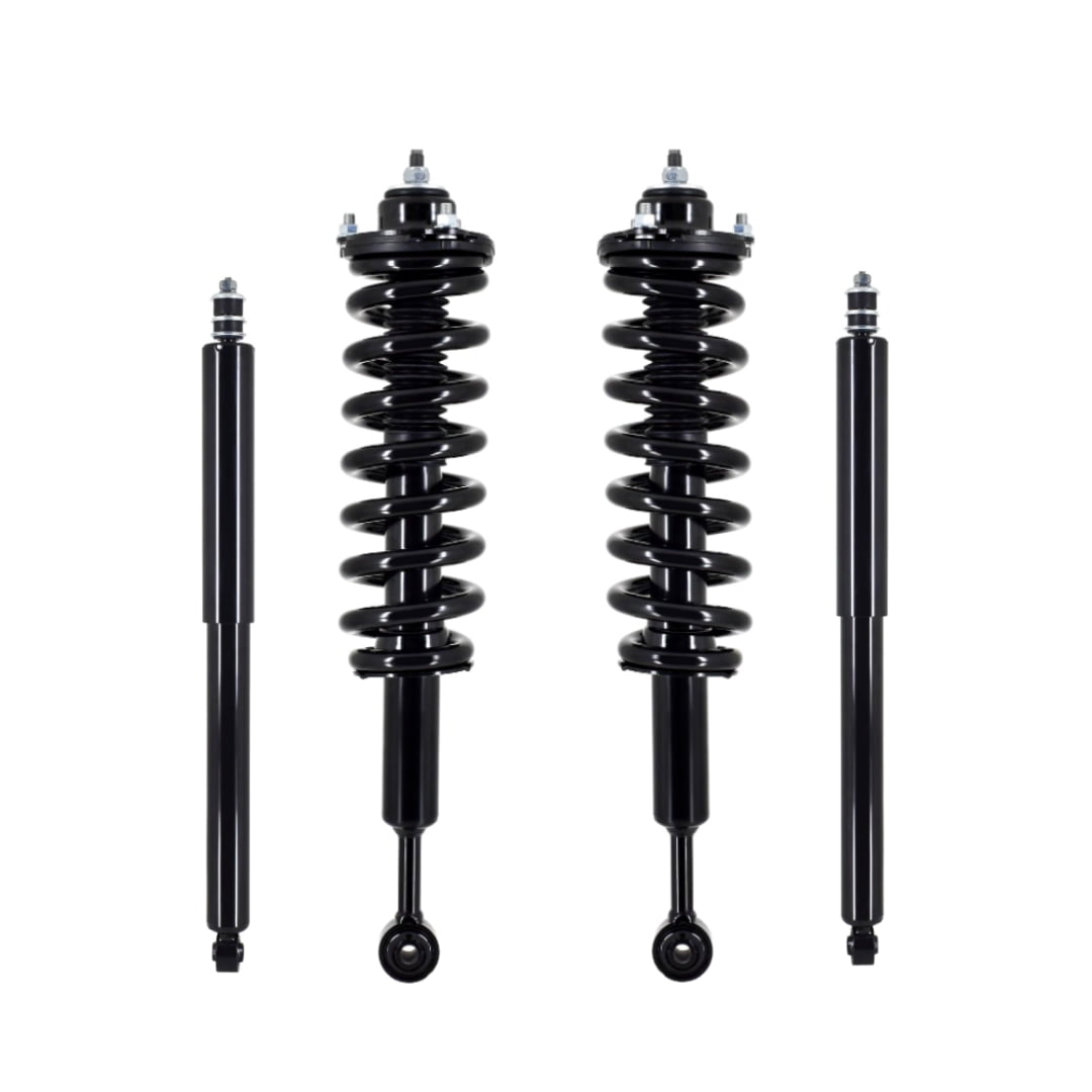Set Of 4 Front Quick Complete Strut Coil Spring Rear Shock For 2016