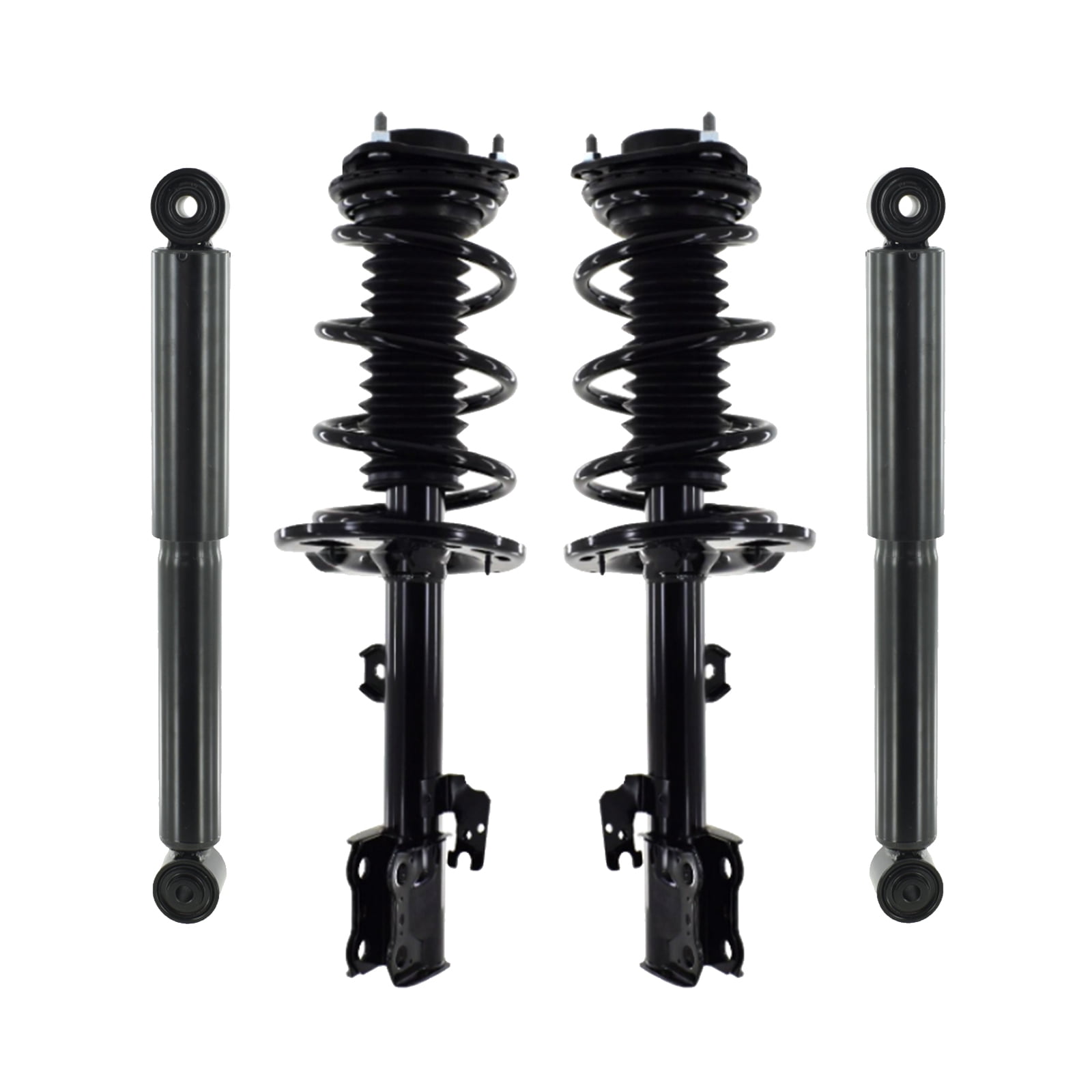 Set of 4 Front Quick Complete Strut-Coil Spring-Rear Shock For 2016 ...