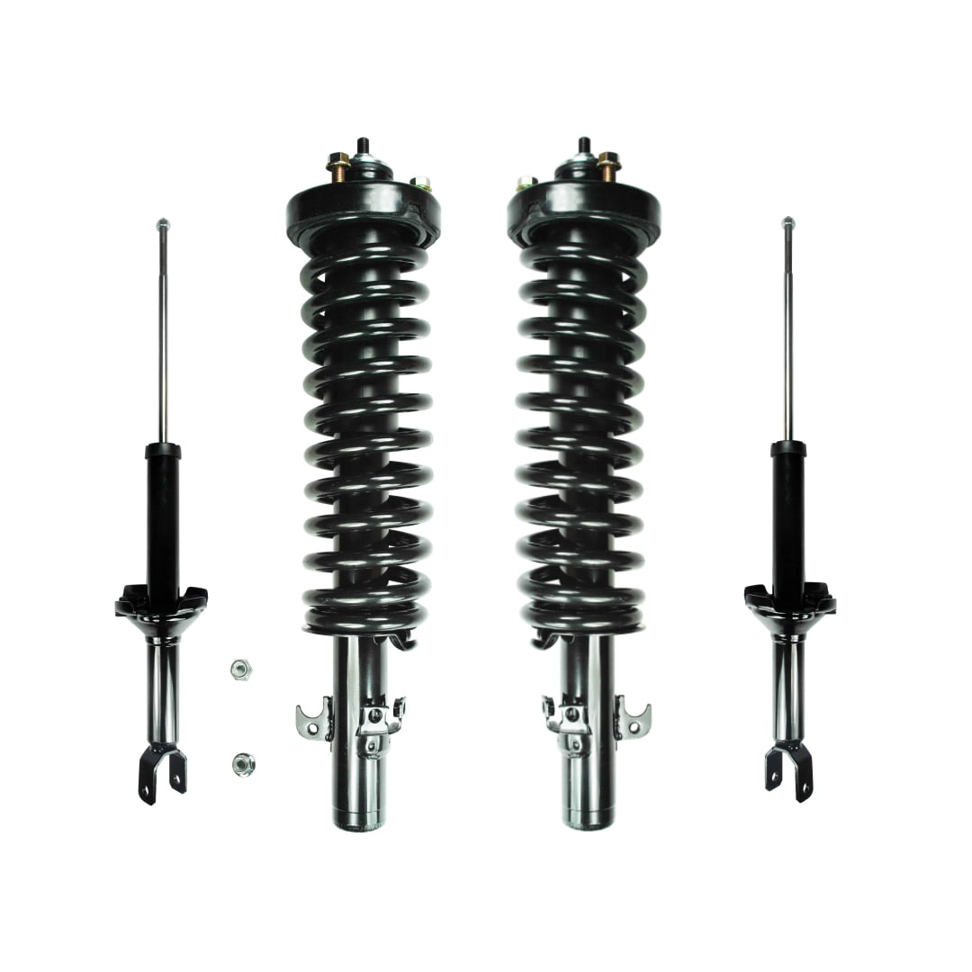 Set Of 4 Front Quick Complete Strut Coil Spring Rear Strut For 1990
