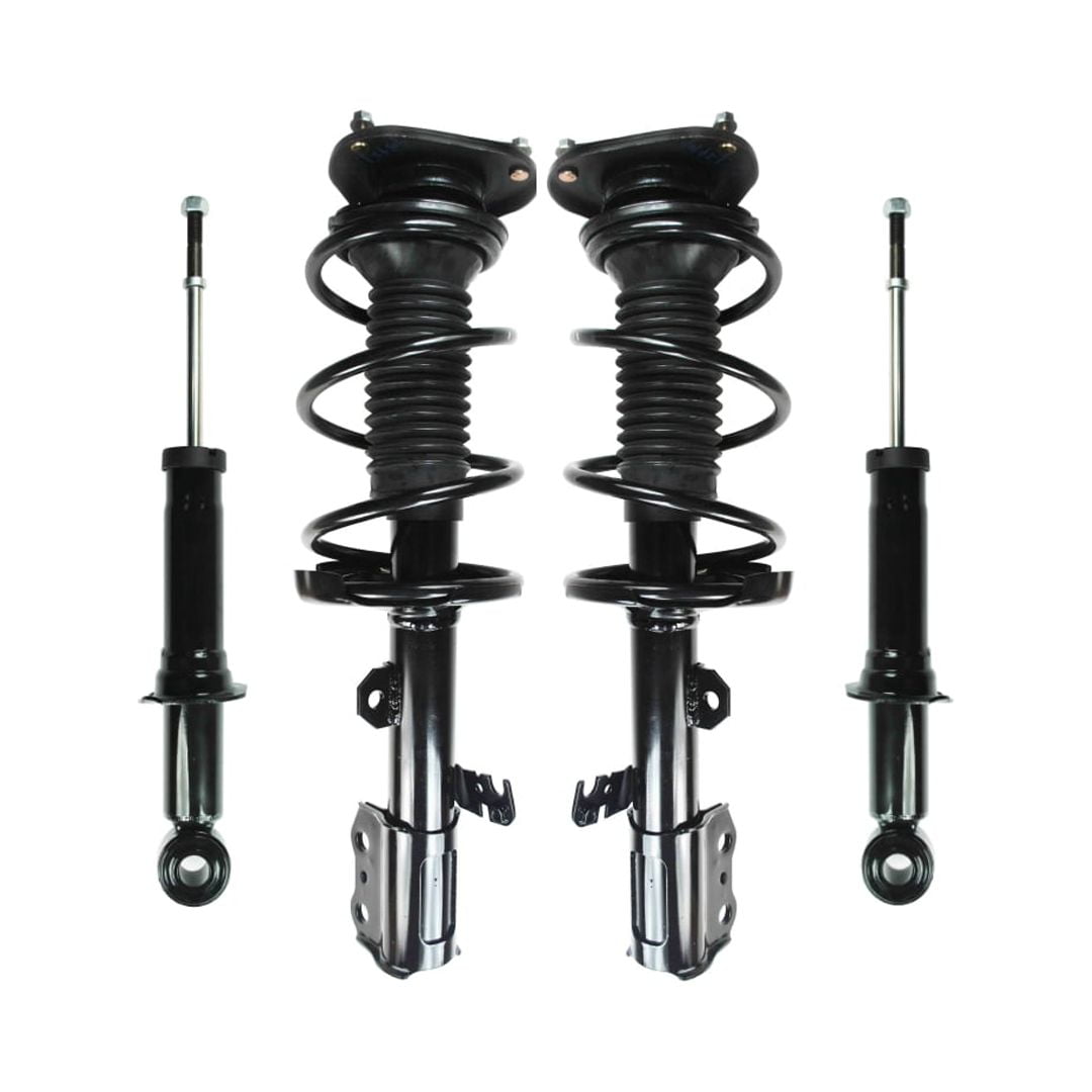 Set of 4 Front Quick Complete Strut-Coil Spring-Rear Strut For 2003 ...