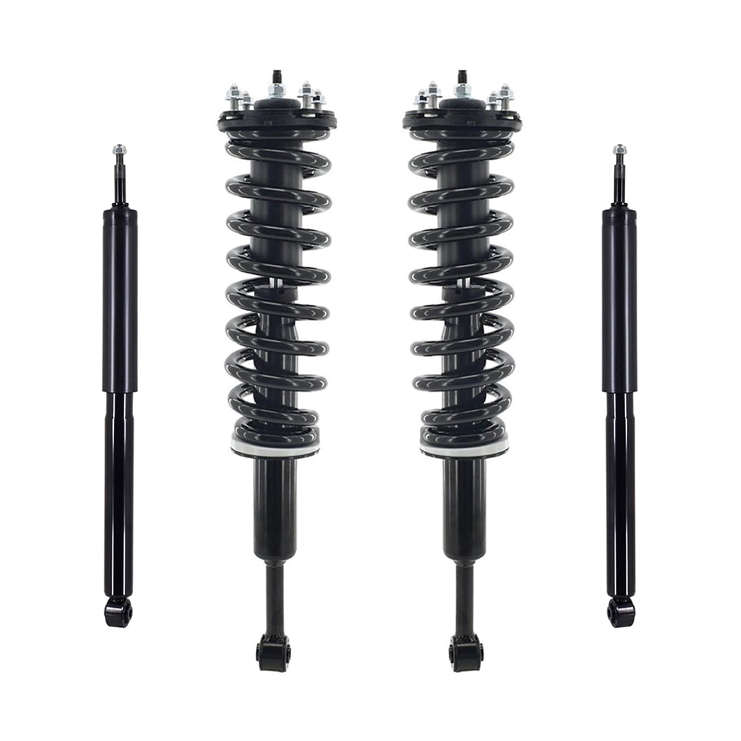 Set Of 4 Front Quick Strut Coil Spring Rear Shock For 2007 2021 Toyota
