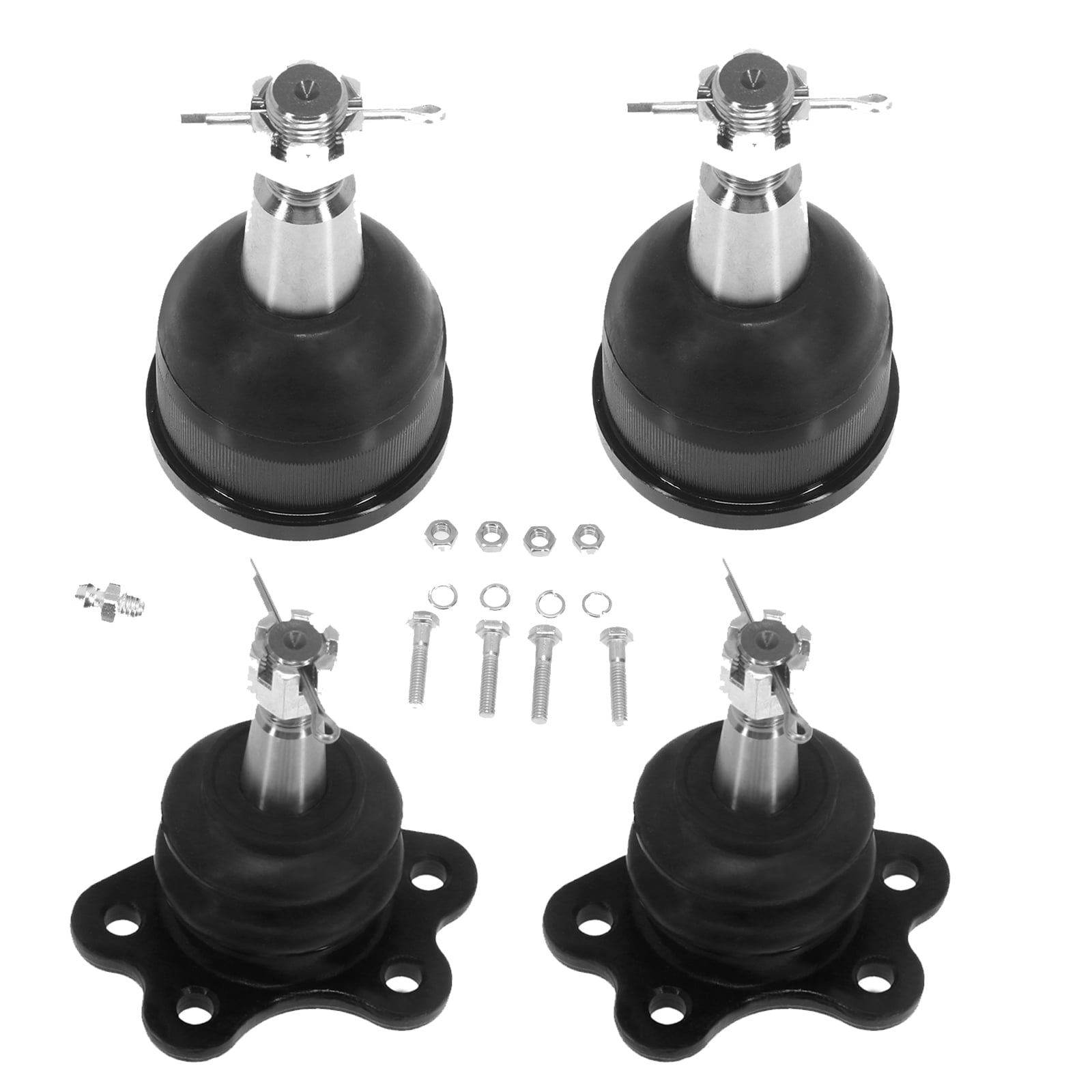 Set of 4 Front-Rear Lower-Upper Suspension Ball Joint For 1996-2002 GMC ...