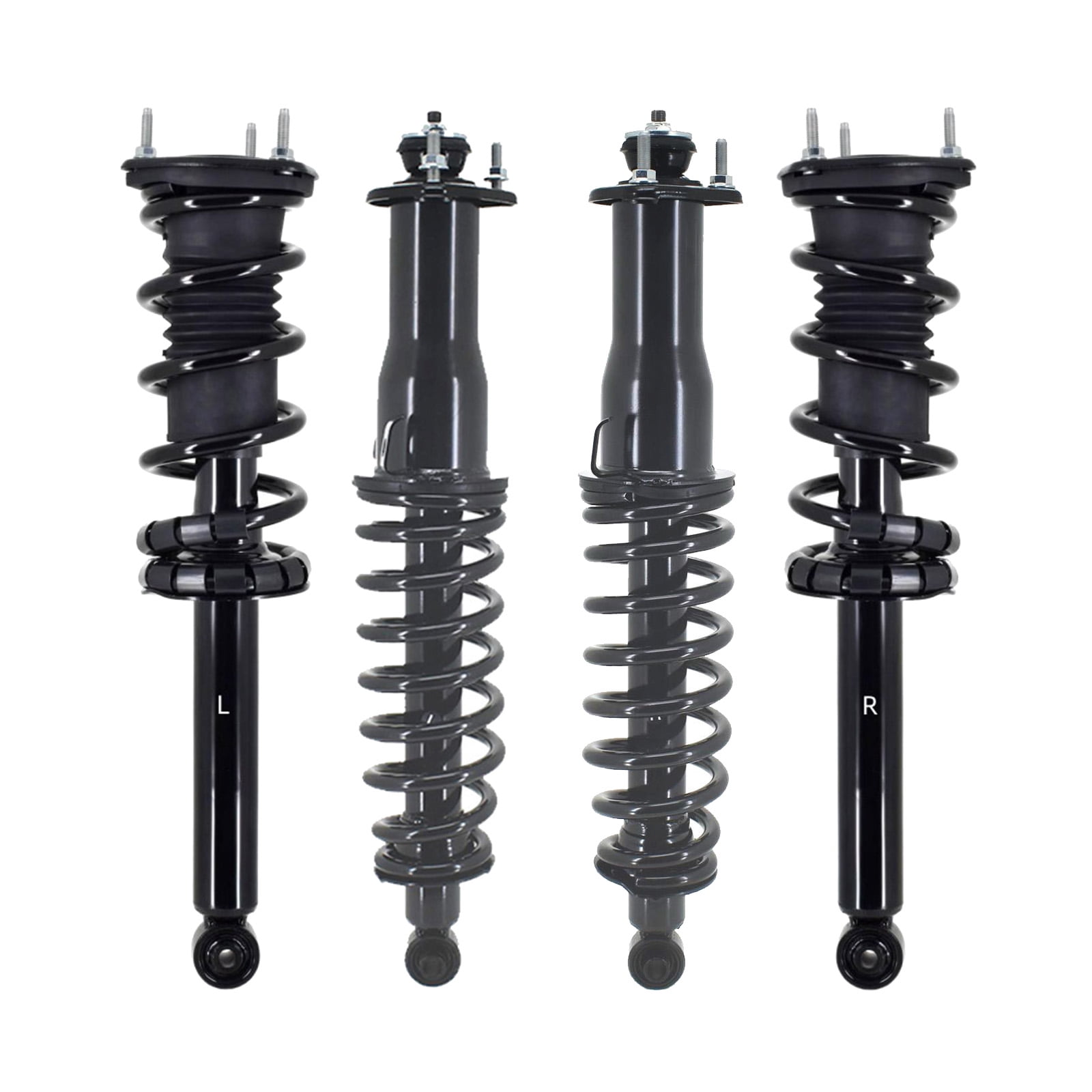 Set of 4 Front-Rear Quick Complete Strut-Coil Spring Assembly For 2001 ...