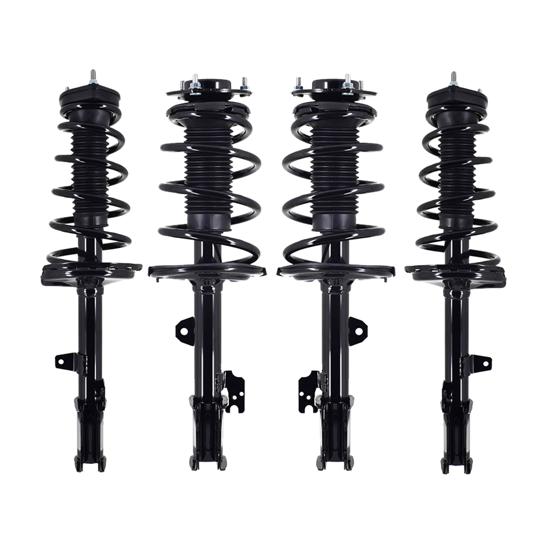 Set Of 4 Front Rear Quick Complete Strut Coil Spring For 2008 2010