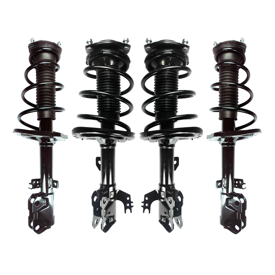 Set Of 4 Front Rear Quick Complete Strut Coil Spring For 2012 2017