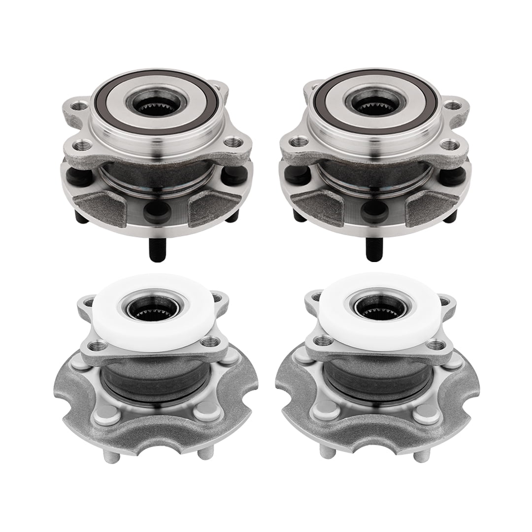 Set of 4 Front-Rear Wheel Bearing-Hub Assembly For 2006-2012 Toyota ...