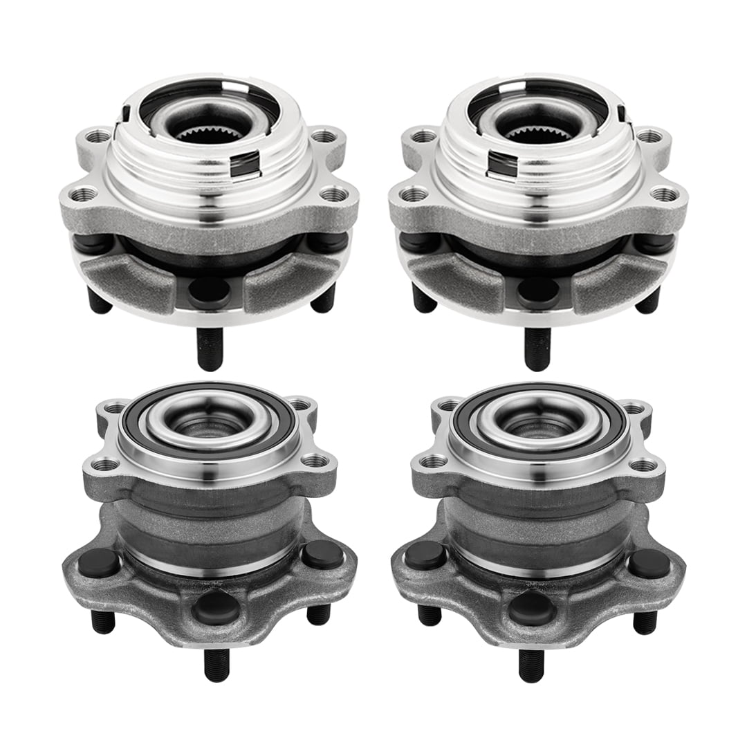Set of 4 Front-Rear Wheel Bearing-Hub Assembly For 2013 Infiniti JX35 ...