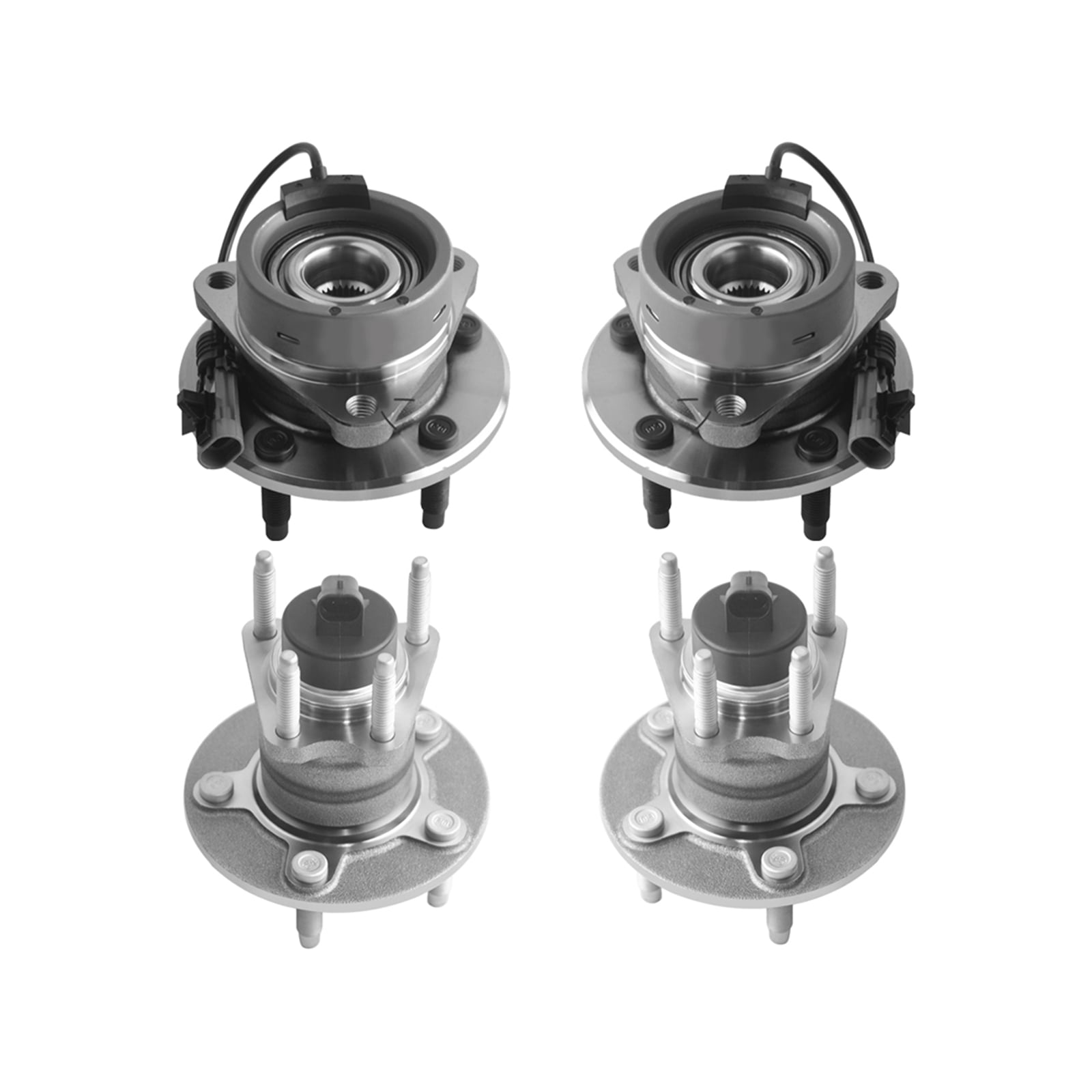 Set of 4 Front-Rear Wheel Hub Bearing Assembly For 2004-2007 Saturn ION ...