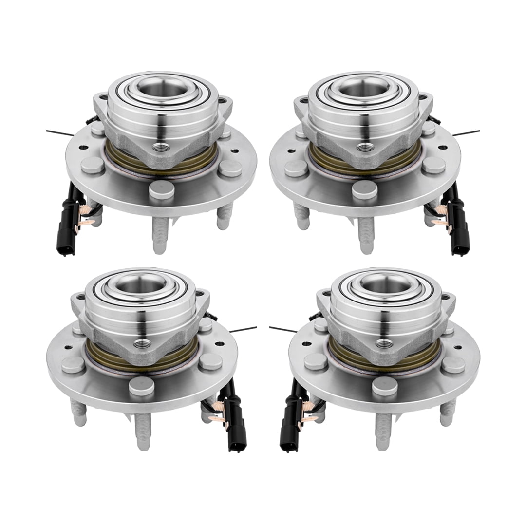 Set of 4 Front-Rear Wheel Hub Bearing Assembly For 2017-2019 Cadillac ...