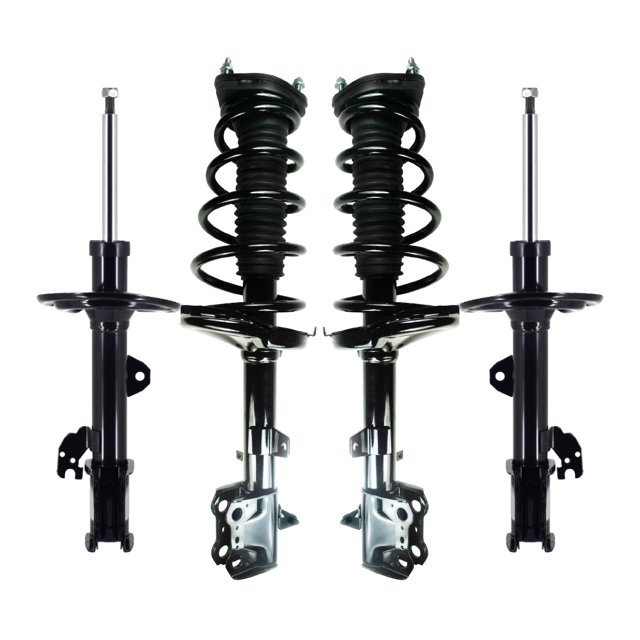 Set Of 4 Front Strut Rear Quick Complete Strut Coil Spring For 2008