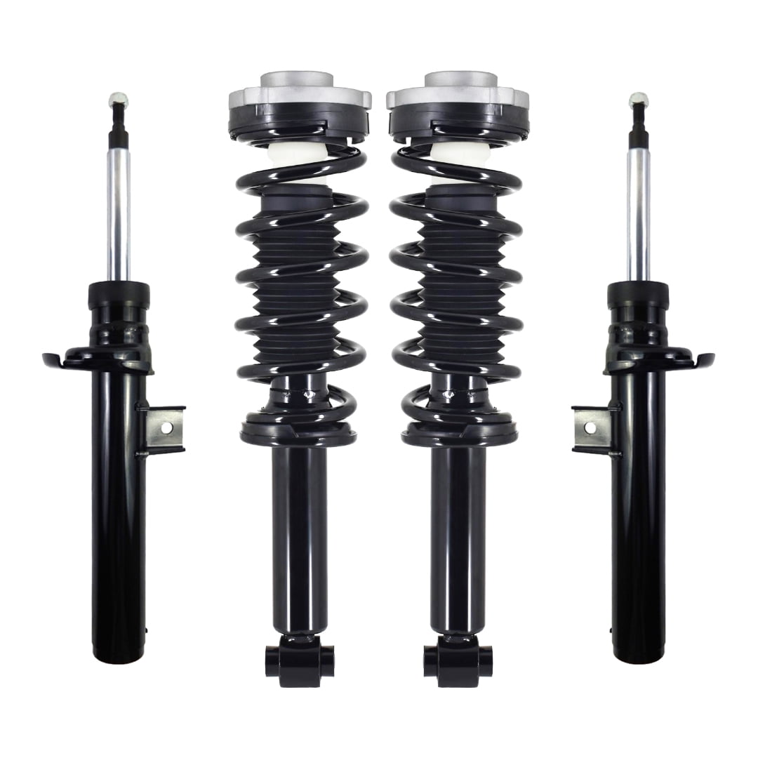 Set Of 4 Front Strut Rear Quick Complete Strut Coil Spring For 2011