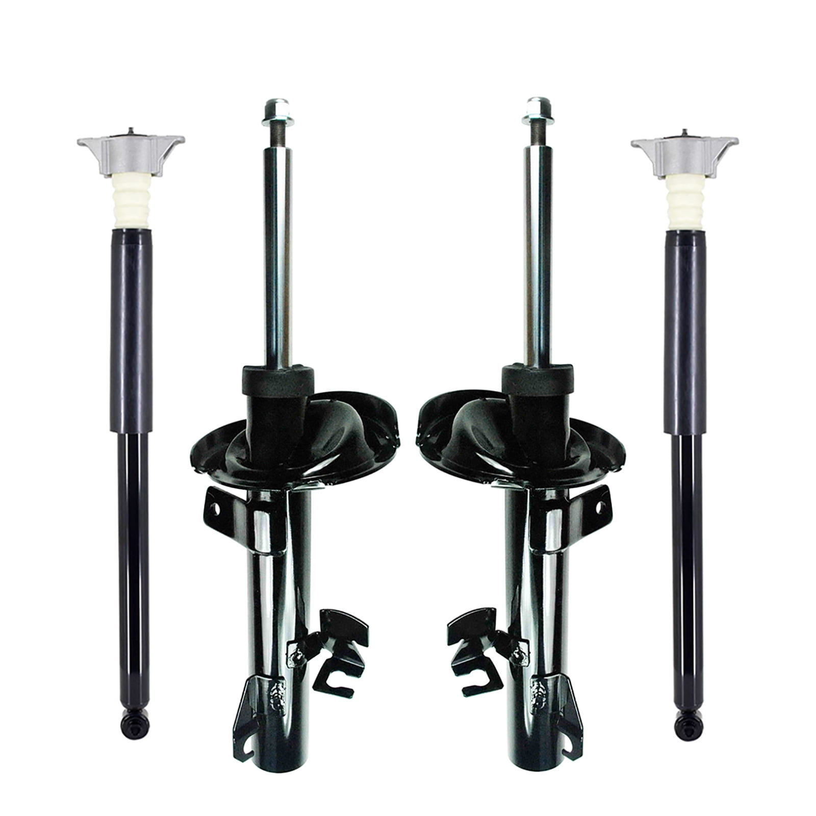 Set of 4 Front Suspension Strut Assembly-Rear Complete Shock Absorber ...