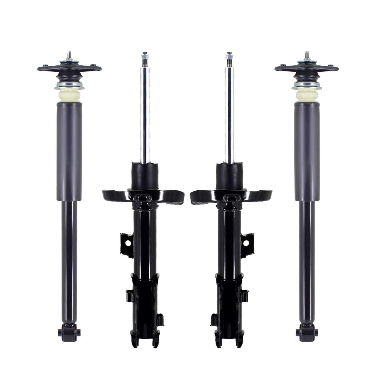 Set of 4 Front Suspension Strut Assembly-Rear Complete Shock Absorber ...