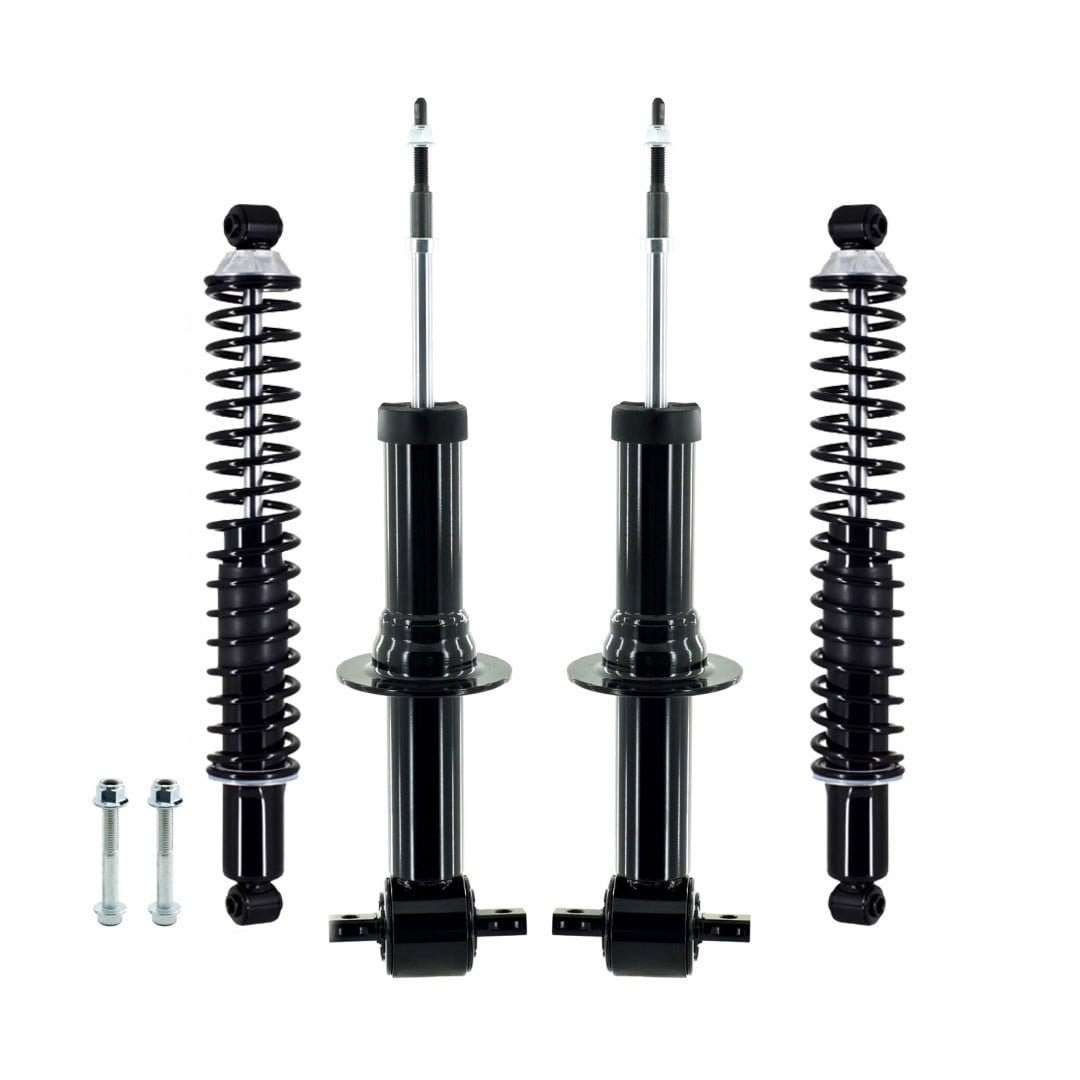 Set of 4 Front Suspension Strut Assembly-Rear Complete Shock Absorber ...