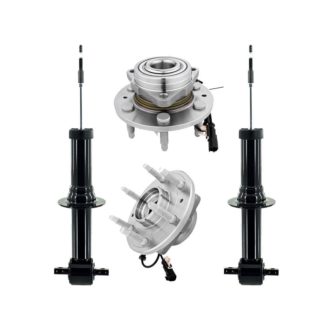 Set of 4 Front Suspension Strut Assembly-Wheel Hub Bearing Assembly For ...