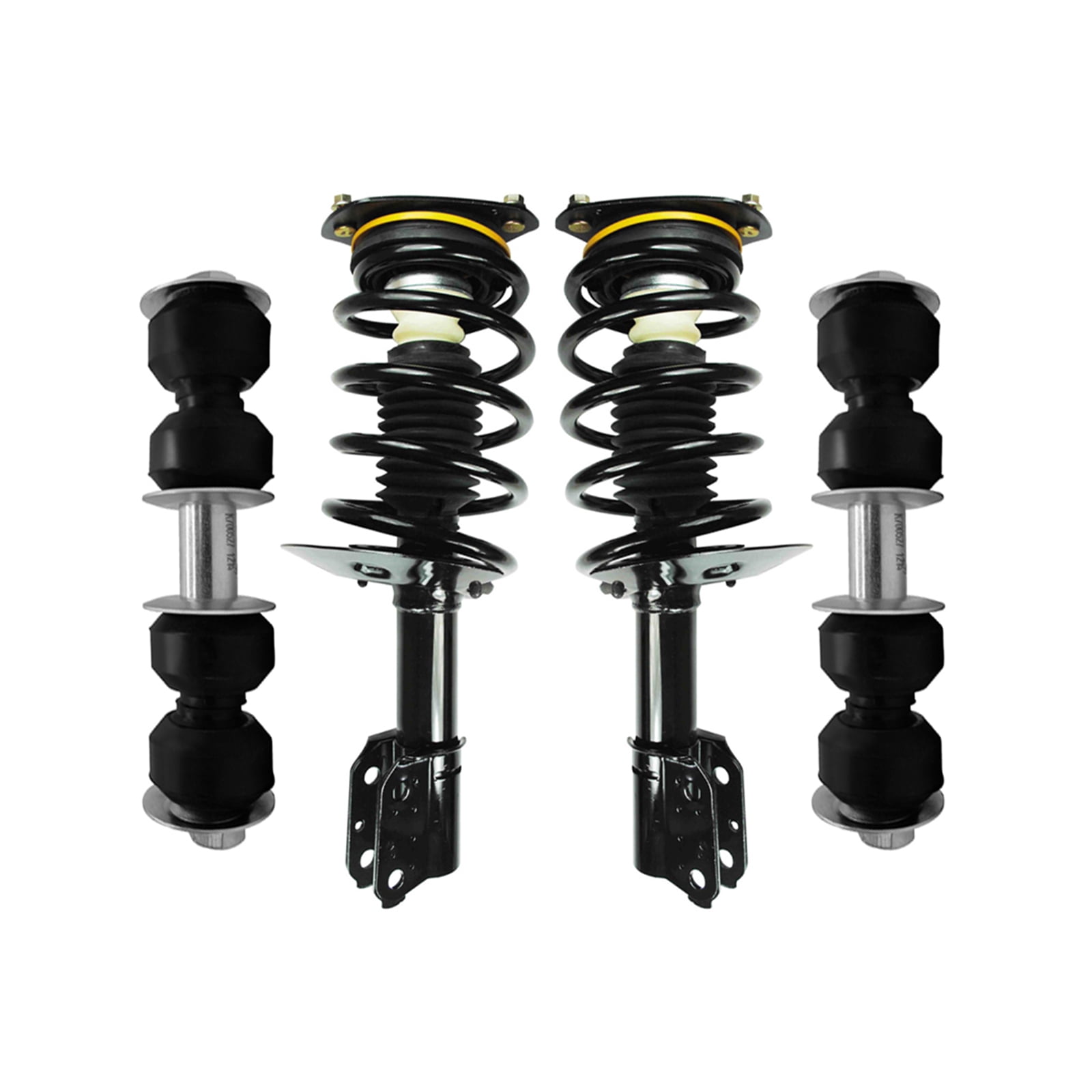Set of 4 Front Sway Bar Link-Quick Complete Strut-Coil Spring Assembly For 1997-2005 Chevrolet ...