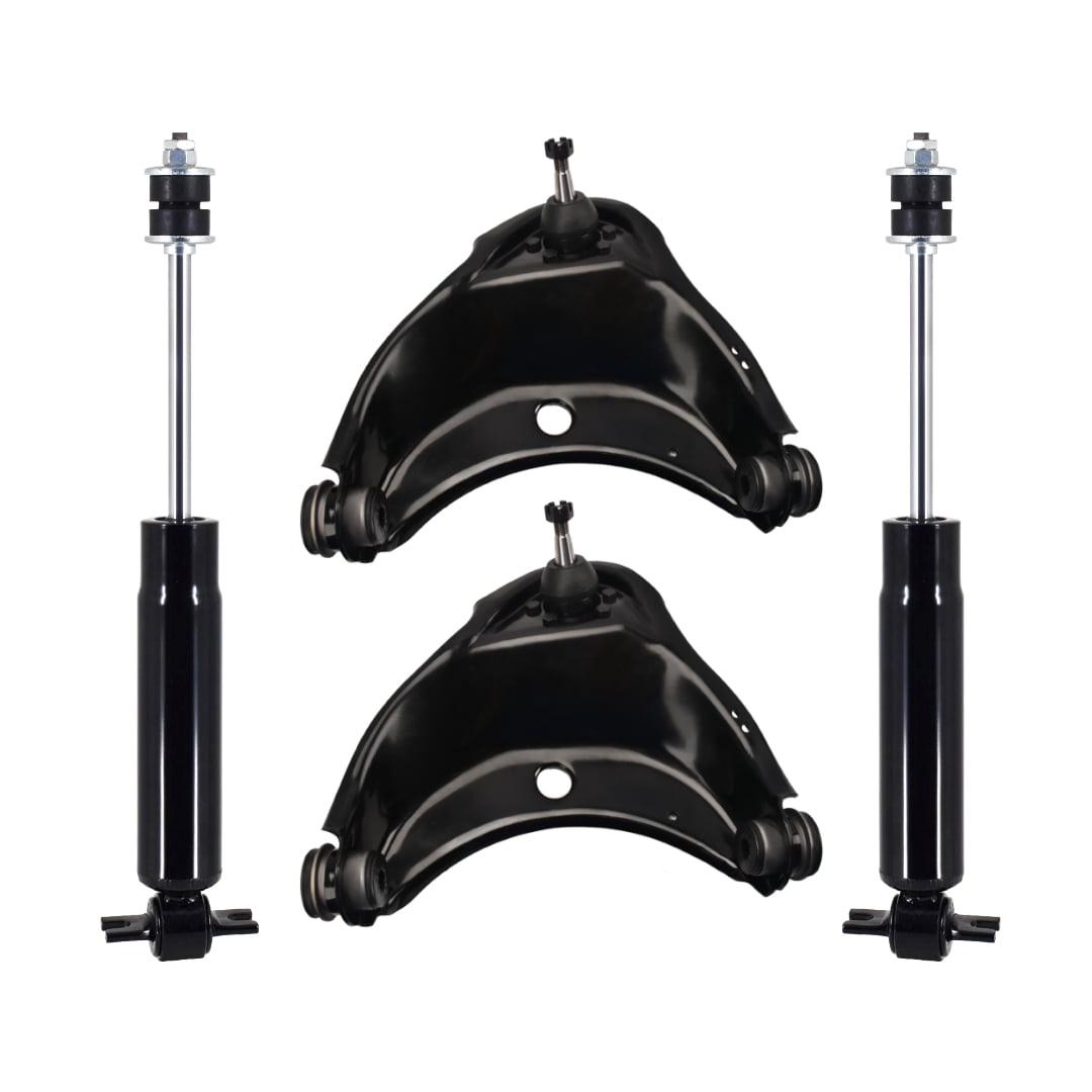 Set of 4 Front Upper Control Arm Ball Joint-Shock Absorber For 1996 ...