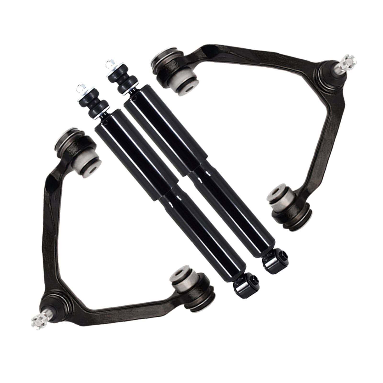 Set of 4 Front Upper Control Arm Ball Joint-Shock Absorber For 1997 ...