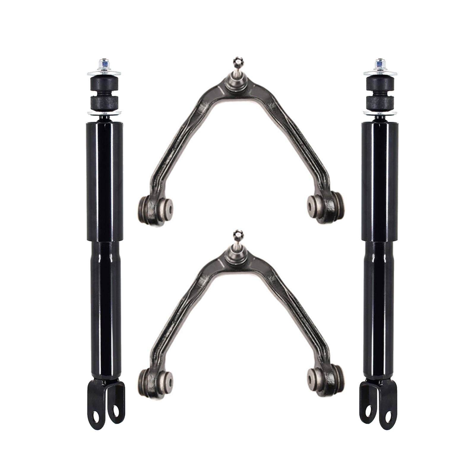 Set of 4 Front Upper Control Arm Ball Joint-Shock Absorber For 2003 ...