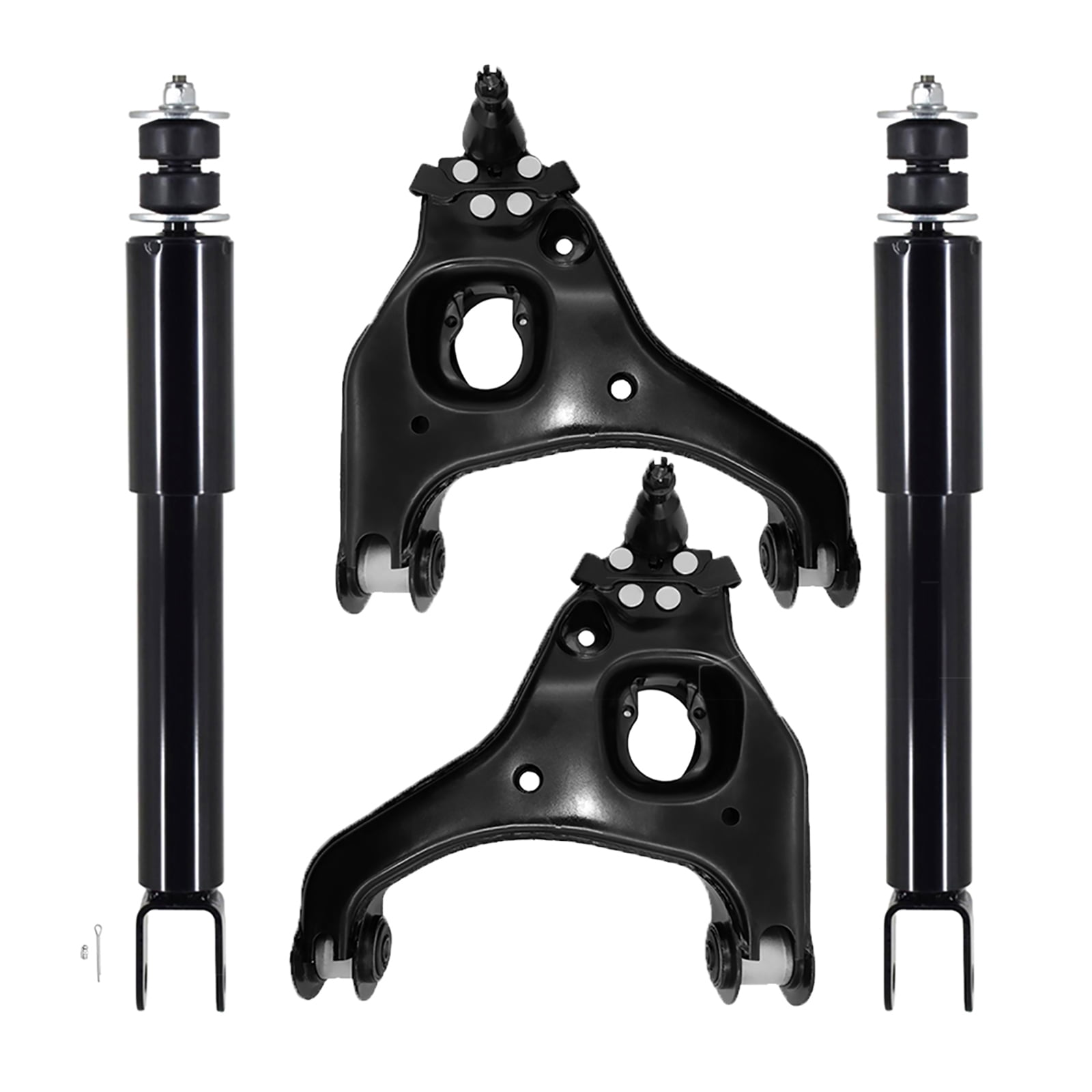 Set of 4 Front Upper Control Arm Ball Joint-Shock Absorber For 2004 ...